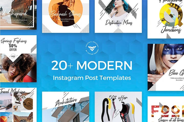 34 Best Instagram Templates (Posts, Stories, PSD, and More) | Envato Tuts+