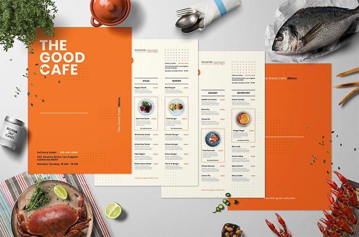 36 Ideas Creativas de Diseño Gráfico de Menú para Plantillas de Menú de ...