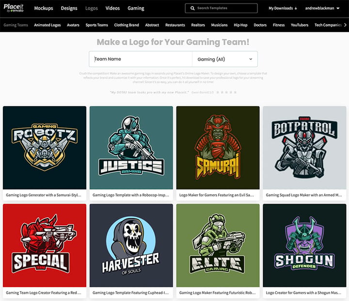 42 Cool Gaming Logo Designs (Using an Online Gaming Logo Maker ...