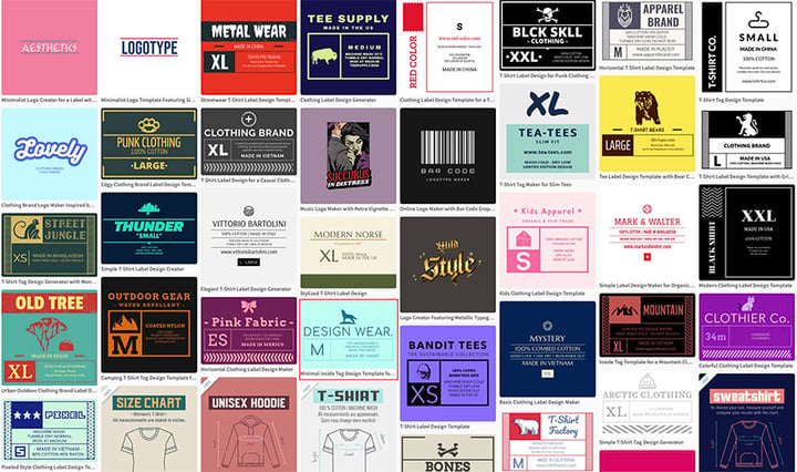38 Best T Shirt Tag Templates Using a Clothing Label Maker | Envato Tuts+