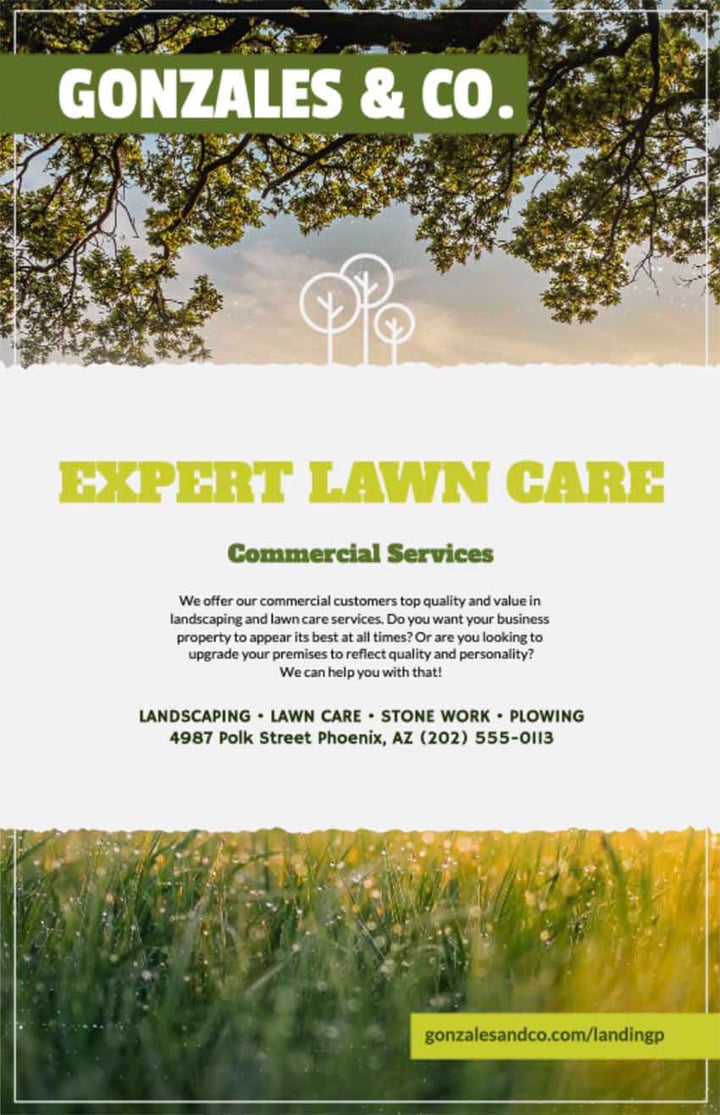 42 Best Landscaping Flyers Templates (Landscaping Flyer Ideas ...