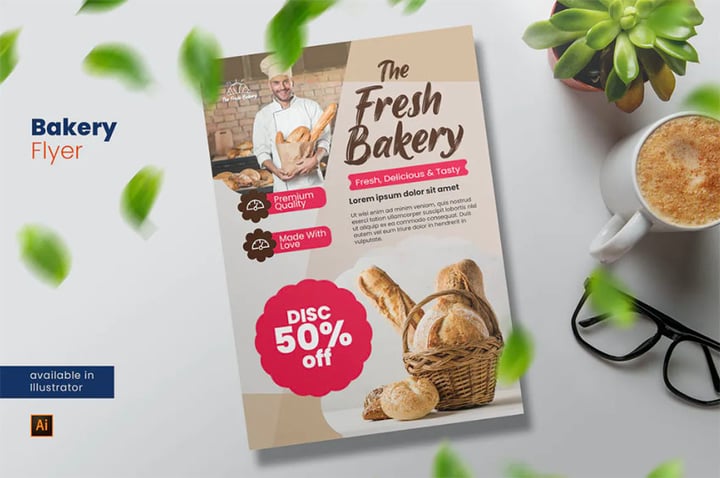 Best Bakery Templates (Brochures, Flyers, Logos, and More) | Envato Tuts+