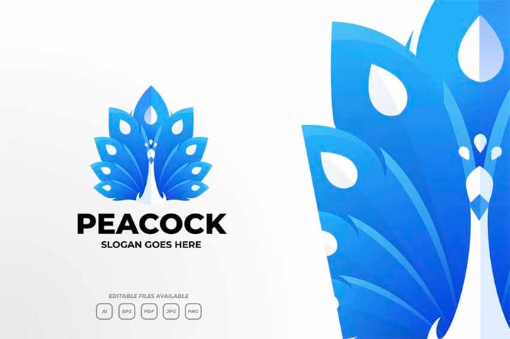 40+ Best Peacock Logo Designs