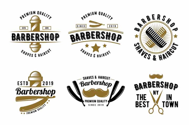 41 Creative Barber Logos (Barber Shop Logo Design) | Envato Tuts+