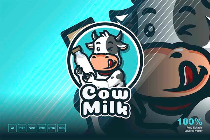 40+ Top Cow Logos (Cattle Logos to Download) | Envato Tuts+