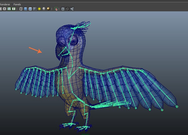 Modelling & Rigging a Cartoon Parrot in Maya: Part 9 | Envato Tuts+