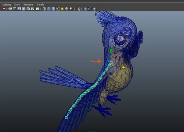 Modelling & Rigging a Cartoon Parrot in Maya: Part 9 | Envato Tuts+