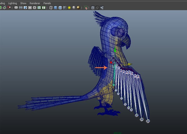 Modelling & Rigging a Cartoon Parrot in Maya: Part 9 | Envato Tuts+