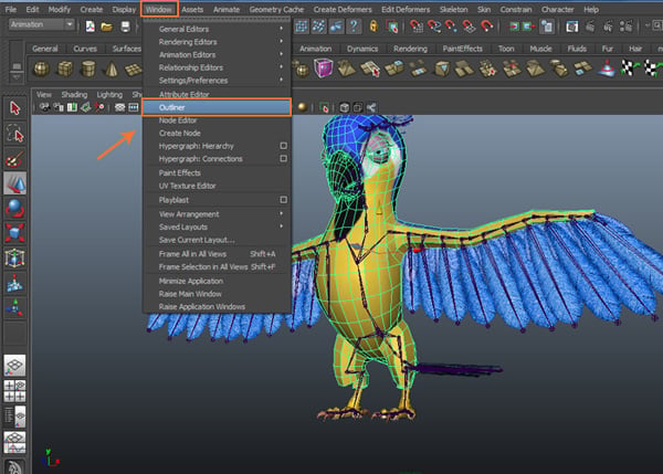 Modelling & Rigging a Cartoon Parrot in Maya: Part 10 | Envato Tuts+