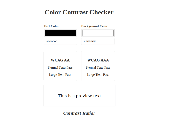 Create a color contrast checker with HTML, CSS, and JavaScript | Envato ...