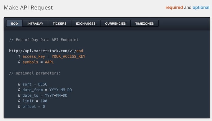 Real-Time Stock Market Data With the marketstack API | Envato Tuts+