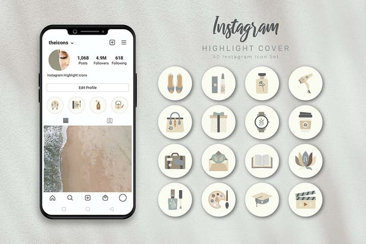 40 Best Aesthetic Highlight Covers for Instagram | Envato Tuts+