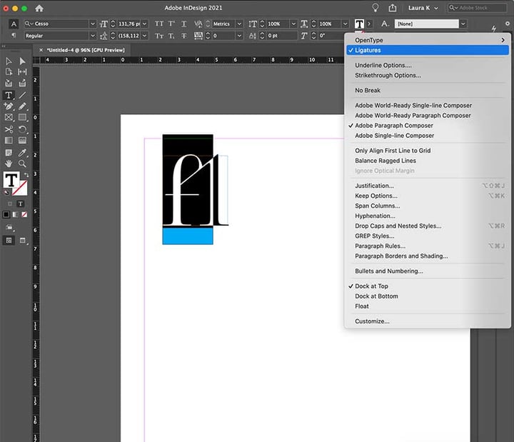 How to Turn Off Ligatures in InDesign | Envato Tuts+
