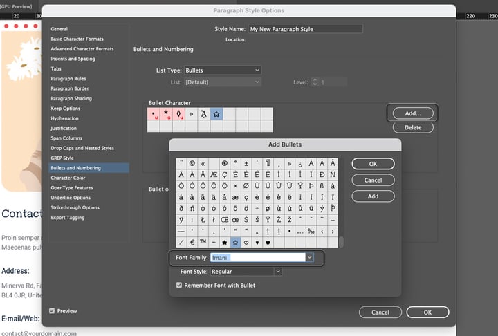 How to Add Bullet Points in InDesign | Envato Tuts+