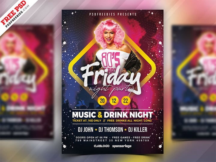 20 Best Free Event and Party Flyer Templates | Envato Tuts+