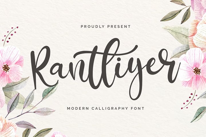 The Different Types of Writing Fonts: Calligraphy Font Styles, Hand ...
