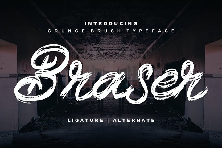 45 Best Textured Fonts (Brush, Distressed, Grunge, Metal and More ...
