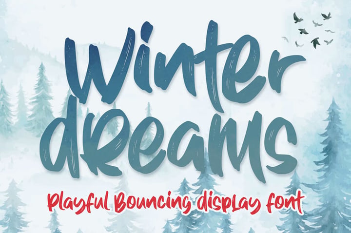 40 geniales letras de invierno (tipos de letra para descargar) | Envato ...
