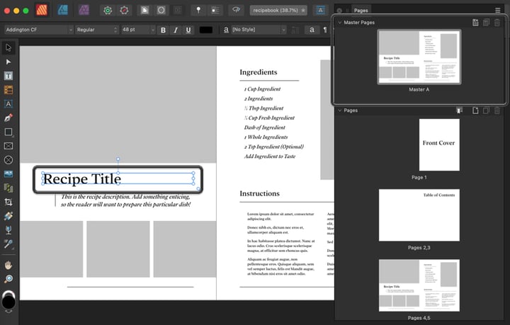 How to Create a Table of Contents in Affinity Publisher | Envato Tuts+