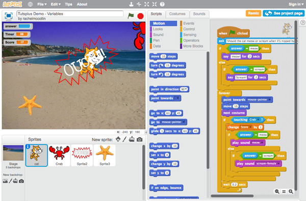 Make Your Scratch Animations More Reactive With Events | Envato Tuts+