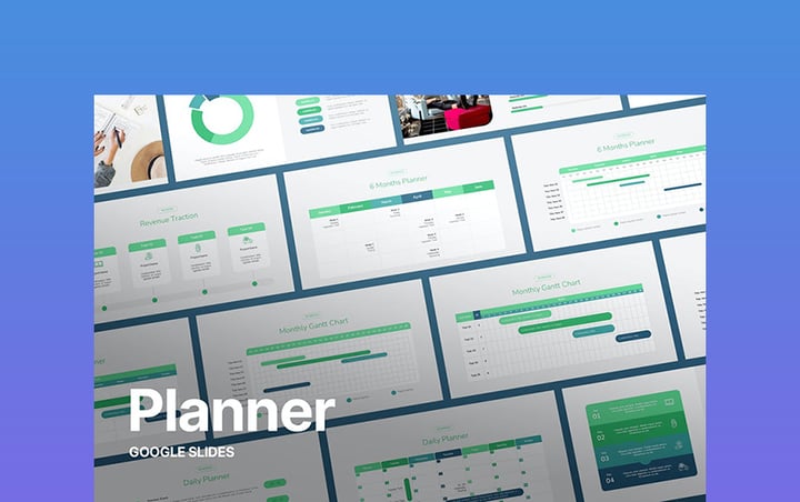 Free Google Calendar Templates: Google Slides, Docs, & Sheets | Envato ...