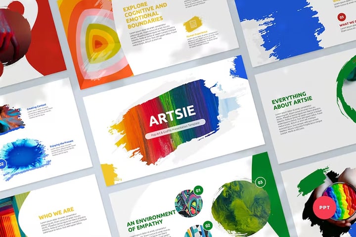 20+ Best Free PowerPoint Art Presentation Templates (2025) | Envato Tuts+
