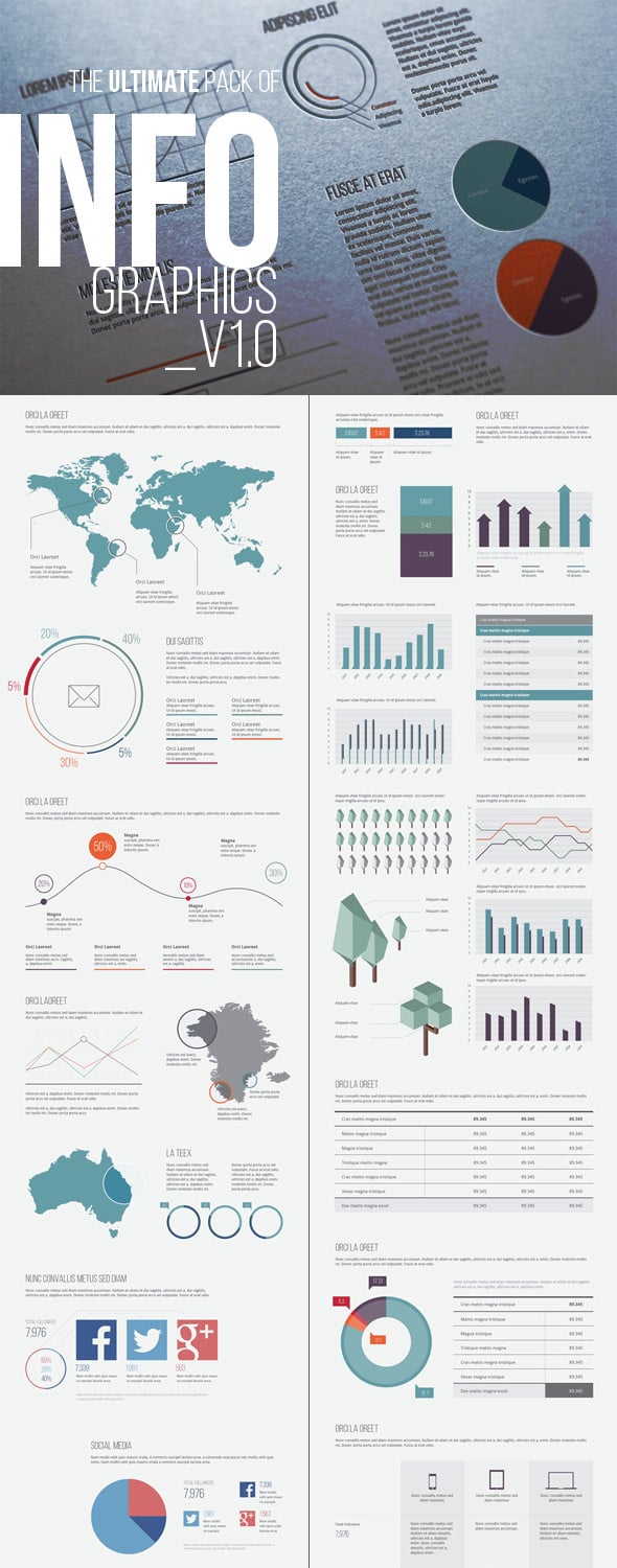 15 mẫu thiết kế Infographic tốt nhất trên GraphicRiver | Envato Tuts+