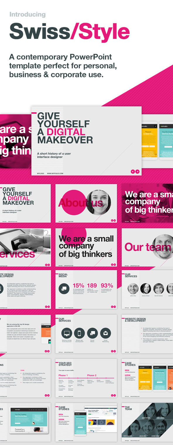 20 Template PPT: Untuk Presentasi PowerPoint yang Sederhana, Modern ...