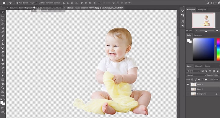 How to Create a Baby's First Year Infographic in Photoshop | Envato Tuts+