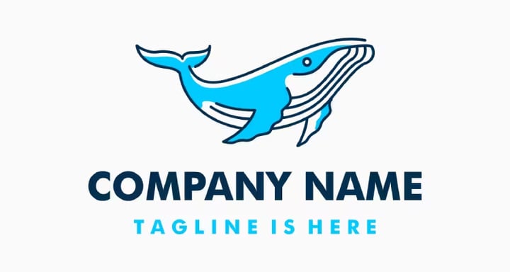 41 Best Whale Logo Designs (Perfect for Your Brand) | Envato Tuts+