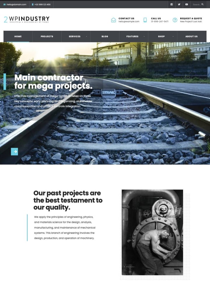 30 Best Industrial & Manufacturing WordPress Themes 2025 | Envato Tuts+