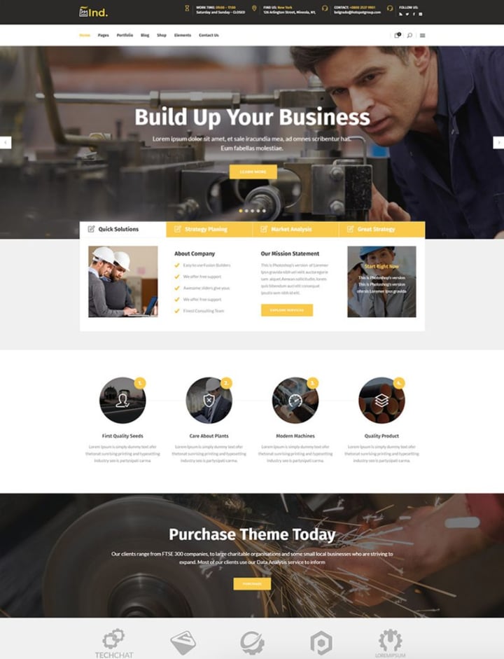 30 Best Industrial & Manufacturing WordPress Themes 2025 | Envato Tuts+