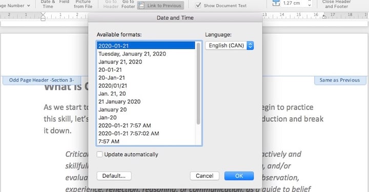 How to Add Headers, Footers, and Page Numbers in Microsoft Word ...
