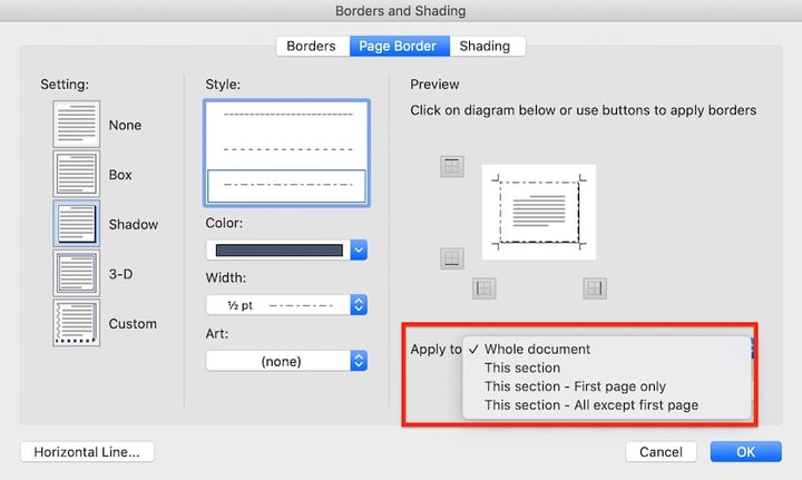 Cómo agregar bordes de página para Microsoft Word rápidamente con ...