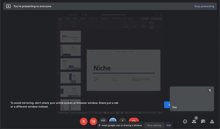 How to Present a PowerPoint Presentation on Google Meet | Envato Tuts+
