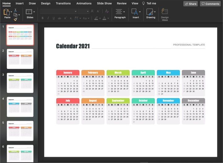 How to Quickly Customize & Insert a Calendar in PowerPoint