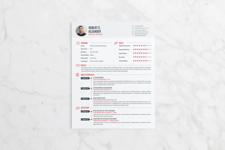 20 Free High School Resume Templates to Use (Word & More 2025) | Envato ...