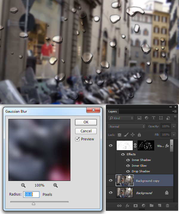 How to Create Realistic Water Drop Reflections in Adobe Photoshop ...