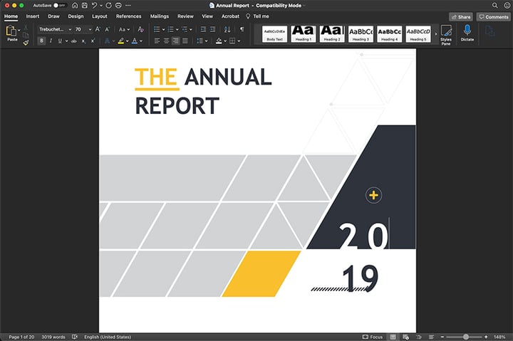 How to Quickly Make Annual Reports in Microsoft Word Format | Envato Tuts+