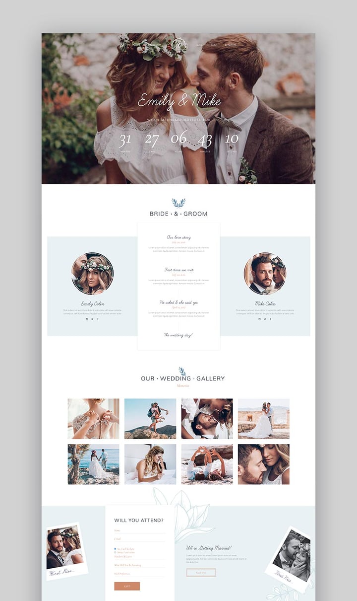 Top 20 WordPress Wedding Themes for 2021 | Envato Tuts+