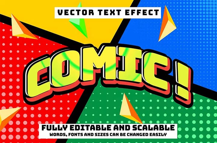 How to Create a Comic Book Text Effect in Illustrator