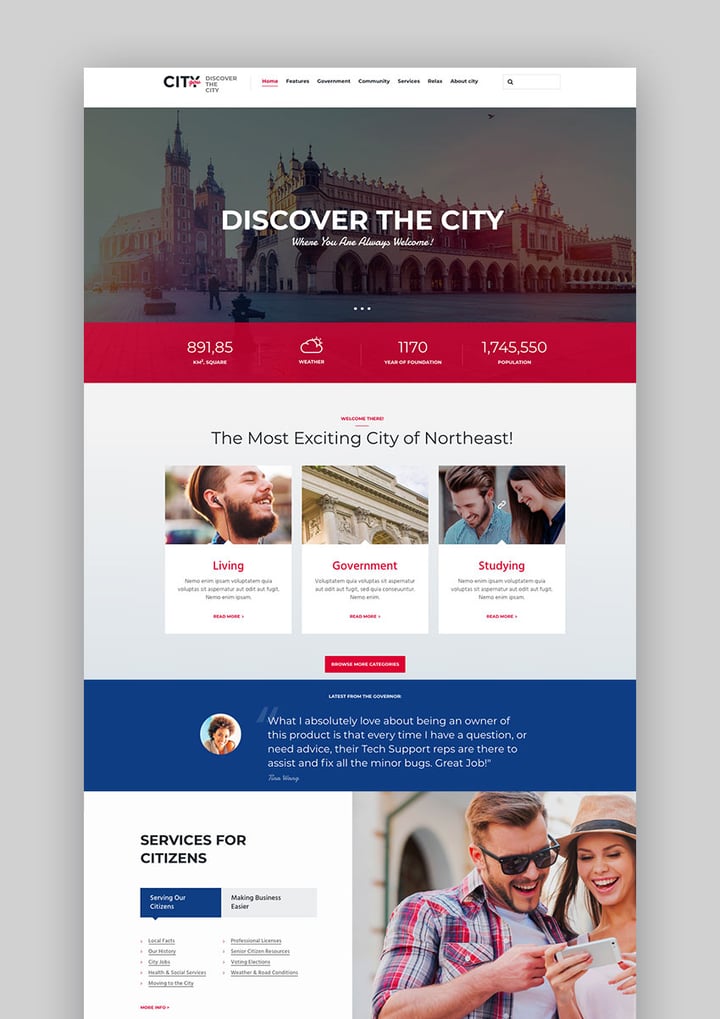 15 Best Government WordPress Themes for 2025 | Envato Tuts+