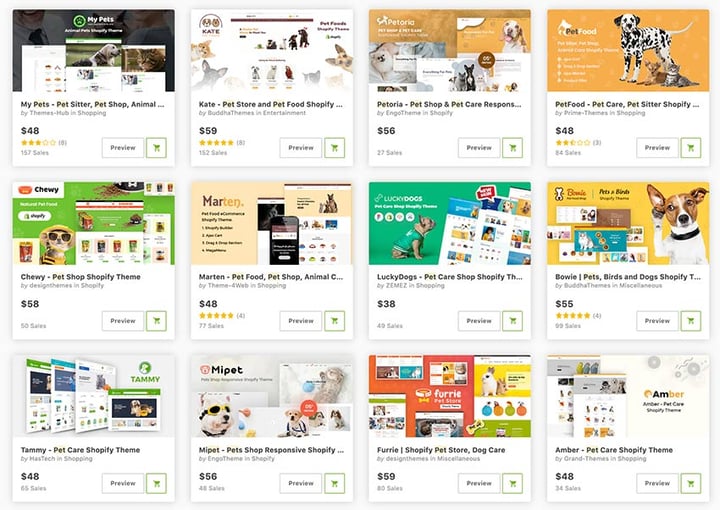 25+ Best Themes for Your Shopify Pet Store in 2023