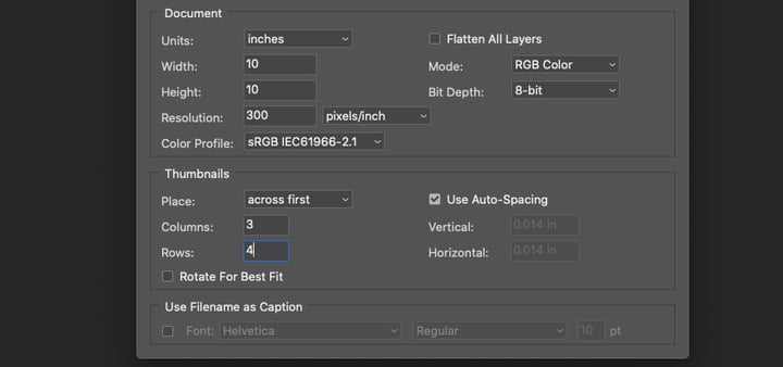 How to Make a Contact Sheet in Photoshop | Envato Tuts+