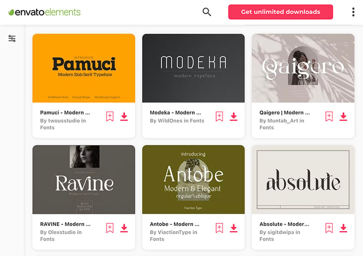 32 Best Modern Serif Fonts (Bold, Clean, & Elegant) | Envato Tuts+