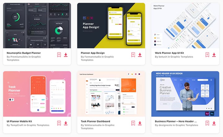 15 Top Schedule Planners in Figma & Adobe XD to Download in 2025 ...