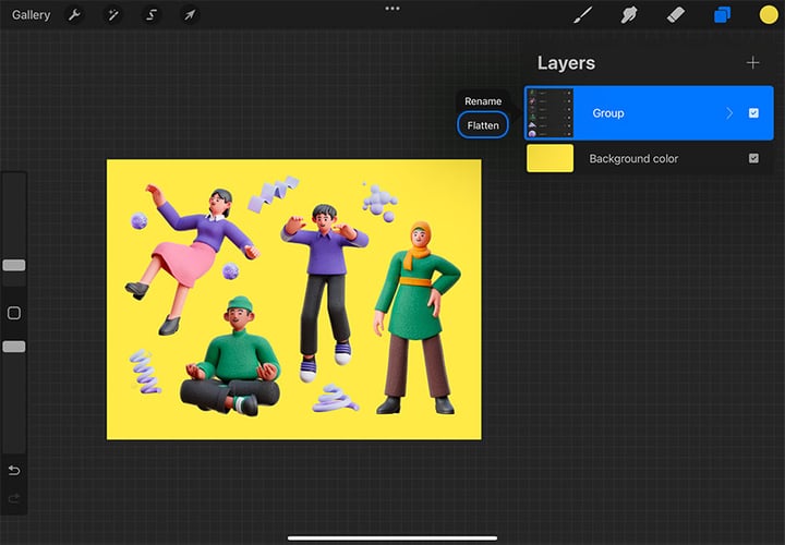 How to Merge Layers in Procreate | Envato Tuts+