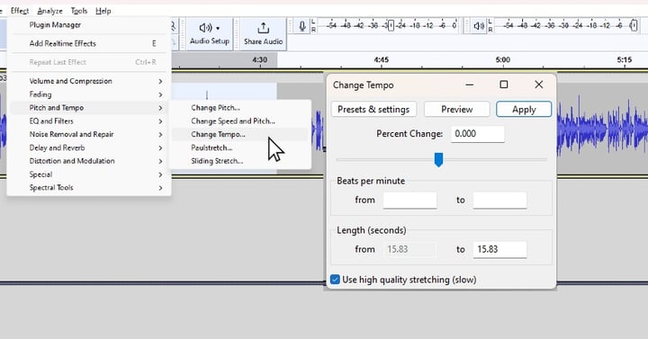 How to Quickly Change Audio Pitch in Audacity | Envato Tuts+