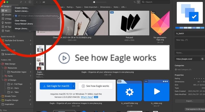 Organize Your Design Assets Like a Pro with Eagle App | Envato Tuts+