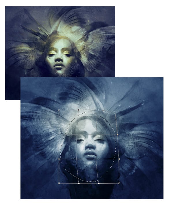 Illustrate a Dramatic, Feather-Infused Portrait in Adobe Photoshop ...